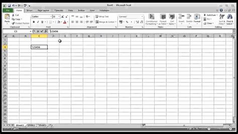 Ms Excel How To Keep Leading Zeros Youtube