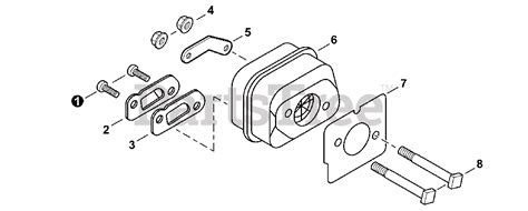 Echo CS Echo Chainsaw SN C C Exhaust Parts Lookup With Diagrams