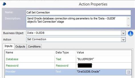 Connect To Oracle Database In Blueprism Selenium Suite