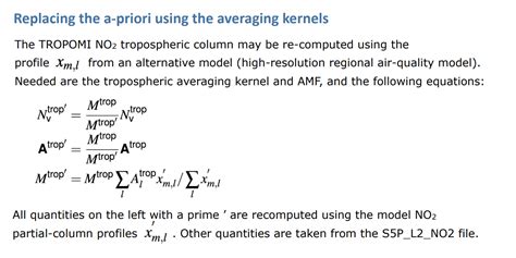 using harp and cams aq forecast profile as an apriori to derive tropomi