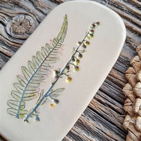 Botanical Tile Etsy