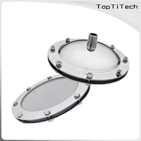 Titanium Powder Diffuser Aerator Ozone Hydrogen Oxygen Customized Suppliers Manufacturers