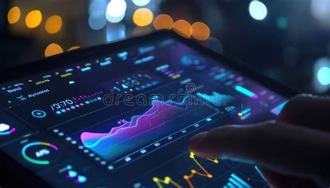 Advanced Sleep Monitoring Technology With Futuristic Data Visualization And Analysis Aig62 Stock