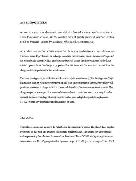 accelerometer pdf accelerometer capacitor