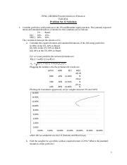 Problem Set 2 Solutions FINC UB 0002 FOUNDATIONS OF FINANCE Fall 2011 Problem Set 2 Solutions