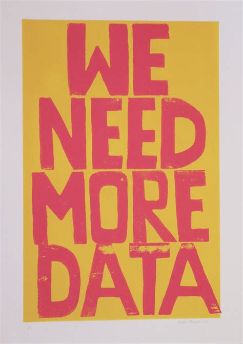 Alan Rogerson We Need More Data The Art Hound Gallery