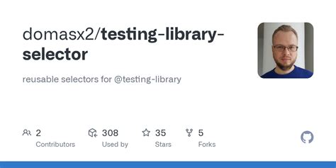 Github Domasx2testing Library Selector Reusable Selectors For