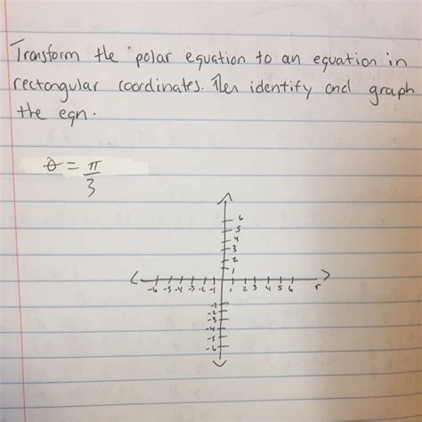 solved transform the polar equation to an equation in