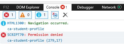 Javascript Permission Denied After Document Open In IE Edge Stack Overflow