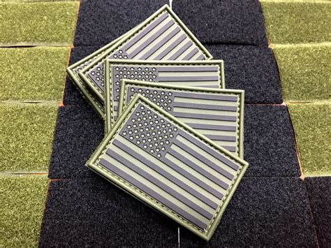 American Flag Velcro Patch Lynx Barbell