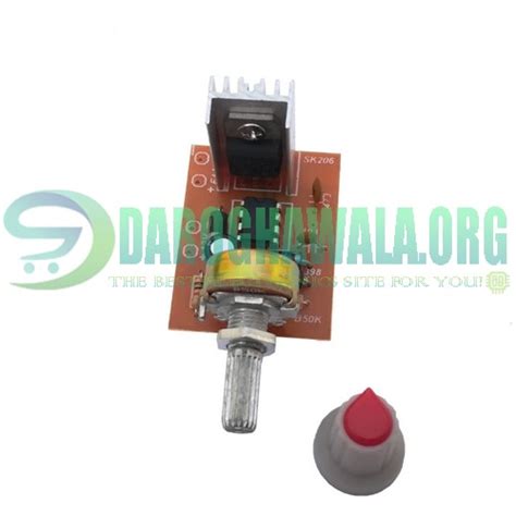 V A DC Dimmer DC Fan Motor PWM Speed Controller Module In Pakistan