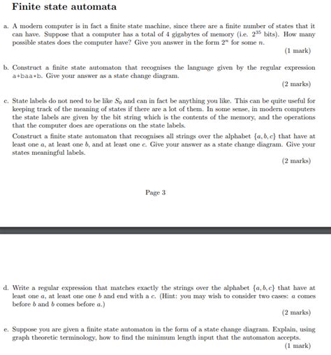 Solved Finite State Automata A A Modern Computer Is In Chegg