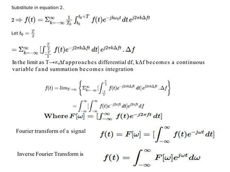 Signals And Systems Fourier Series And Transform Pptx