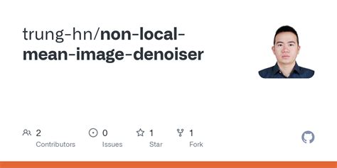 github trung hn non local mean image denoiser