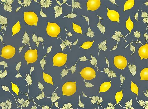 Premium Photo Floralpainted Backdrop Featuring Vibrant Lemons And Premium Photo Floralpainted Backdrop Featuring Vibrant Lemons And