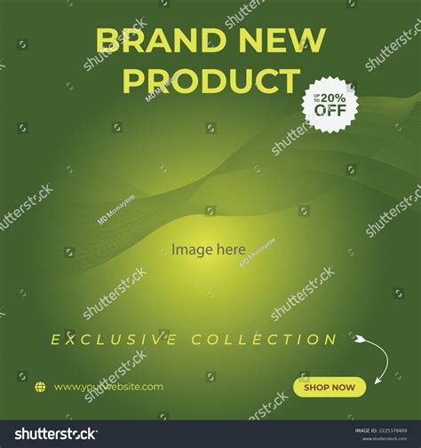 Brand New Product Launch Square Social Stock Vector Royalty Free 2225378409 Shutterstock