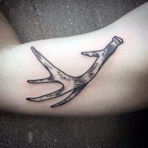 Deer Antler Tattoo
