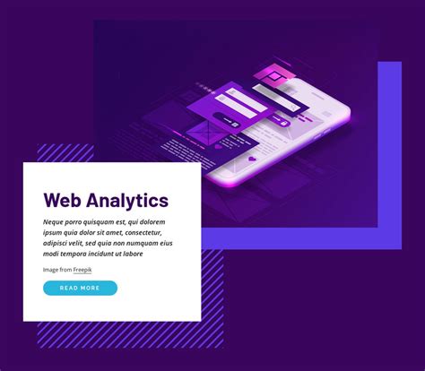 Web Analytics Template By Nicepage