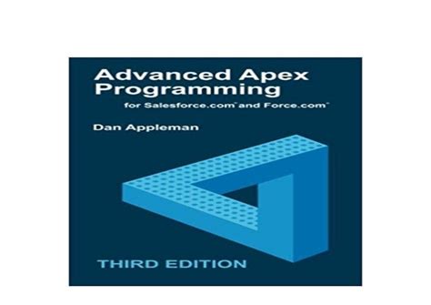 Reade Book Advanced Apex Programming For Salesforcecom And