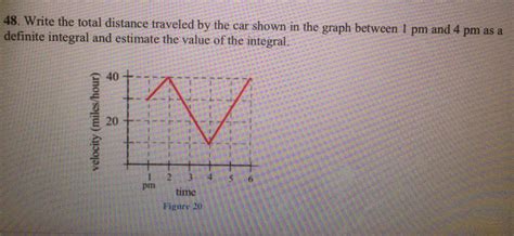Solved Write The Total Distance Traveled By The Car Chegg