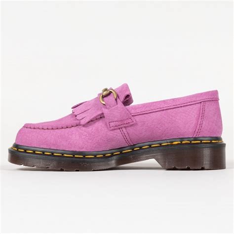 Dr Martens Adrian Snaffle Repello Calf Python Emboss Thrift Pink