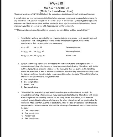 Solved HW HW Chapter Pts For Turned In On Chegg Com
