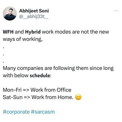 Abhijeet Soni On Linkedin It Companies Employees Jobs Wfh Wlb