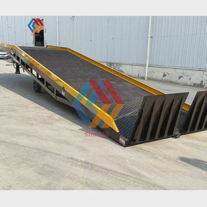 T T T T Loading Unloading Adjustable Mobile Container Forklift Ramps Shipping Mobile Dock