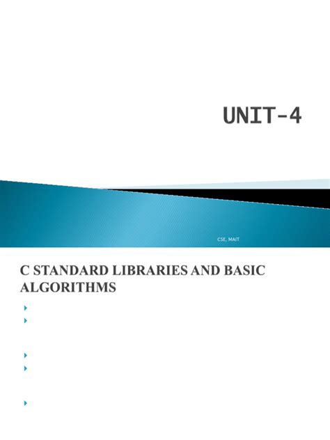 Programming In C Unit 4 Notes Pdf Parameter Computer Programming