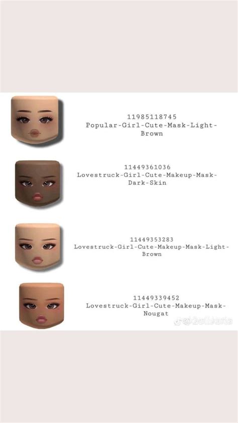 Brookhaven Codes Pimples On Face Cute Mask Roblox Codes