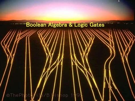 Boolean Algebra And Logic Gates Slide Ppt