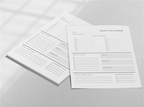 Daily To Do List Printable Daily Task List Template Daily Planner Productivity Planner