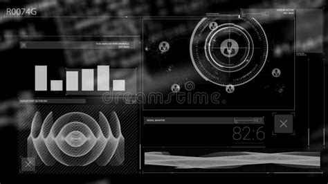 Animation Of Digital Computer Interface Screens Scanning Stock Footage Video Of Design