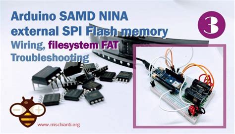 Arduino Samd Nano 33 E Mkr File System Fat Su Memoria Flash Spi