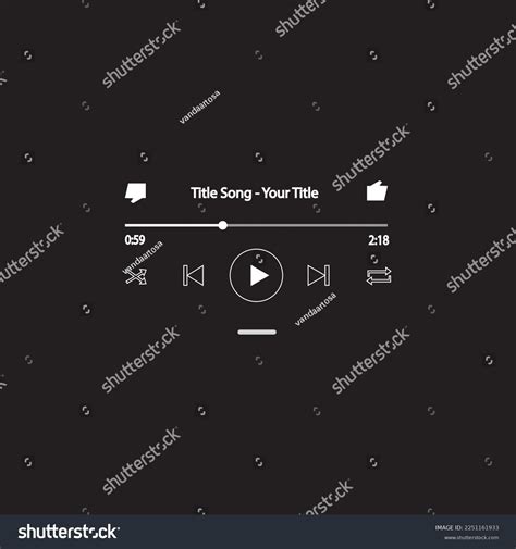 Music Display Theme Music Platform Sample Stock Vector Royalty Free 2251161933 Shutterstock