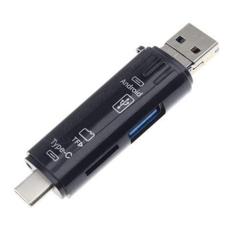 Card Reader OTG Micro SD USB A To USB C Micro USB USB A Audiophonics