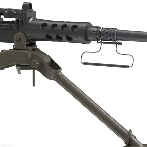 3d Machine Gun Browning M2