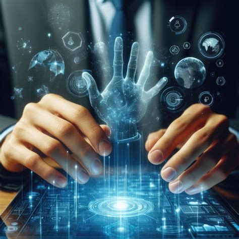 Data Analysis Concept Businessman Using Computer Tablet Working On