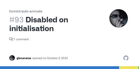 Disabled On Initialisation Issue 93 Formkit Auto Animate GitHub