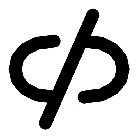 Link Slash Vector SVG Icon SVG Repo