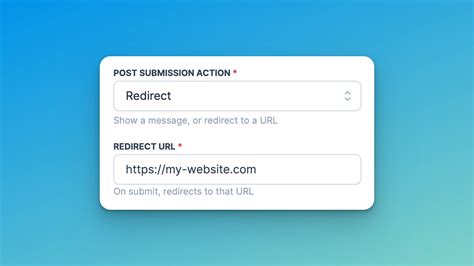 Redirect On Submission Noteforms
