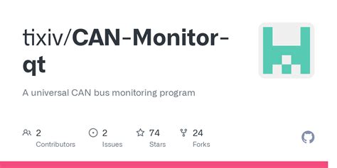 GitHub Tixiv CAN Monitor Qt A Universal CAN Bus Monitoring Program