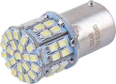 ᐉ Лампочка 1-но конт. груша Белый LED SMD 12V 50-диодов S25 BA15s Solar ...