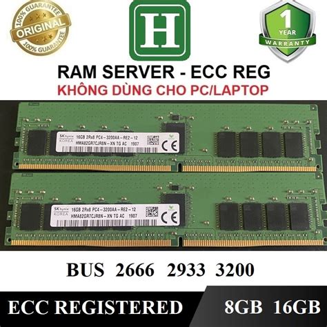 Server Ram Ddr4 8gb 16gb Bus 2133 2400 2666 2933 3200 Genuine Ecc Registered Ram Shopee