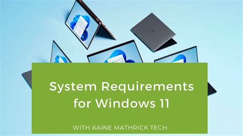 System Requirements For Windows 11 Kmt