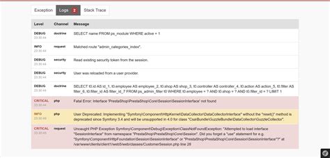 Php Error Attempted To Load Interface Sessioninterface While