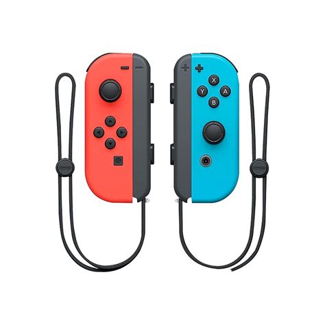 Nintendo Joy Con Controllers Left Right Neon Red Blue Hacajaeaa Image 1