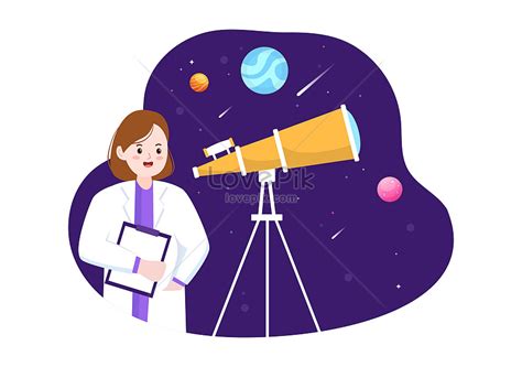 천문학 만화 일러스트 일러스트 무료 다운로드 Lovepik