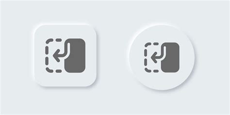 Flip Solid Icon In Neomorphic Design Style Switch Signs Vector Illustration 37741782 Vector