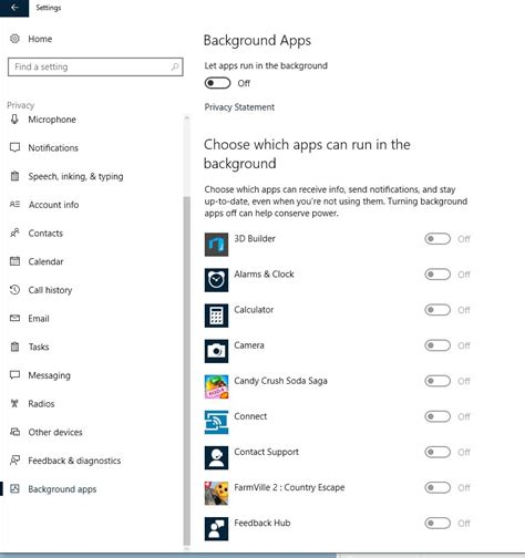 Turn On Or Off Background Apps In Windows Tutorials